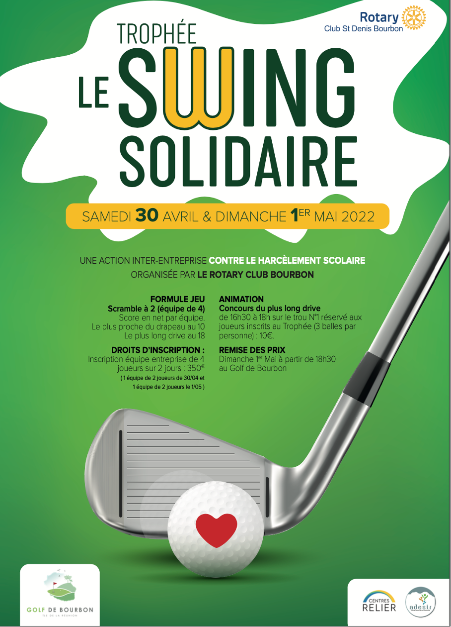 Trophée le Swing Solidaire organisé par le Rotary Club St Denis Bourbon ...